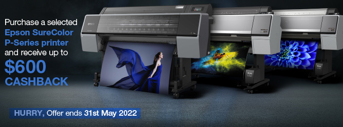 Epson New Zealand - Epson SureColor P-Series Cashback Promotion